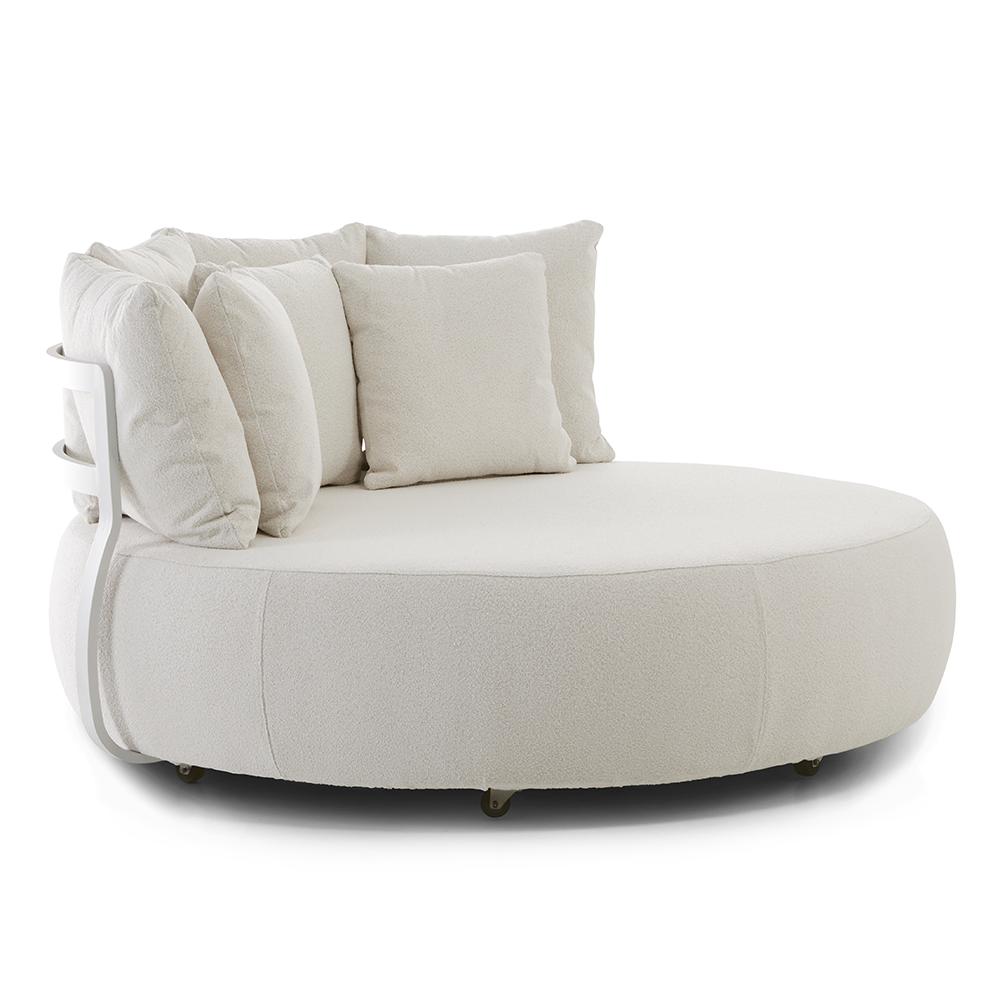 Catalina Outdoor Aluminium Round Daybed – United House Furniture
