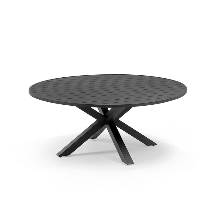 Houston Outdoor 1.8m Round Aluminium Dining Table – United House Furniture