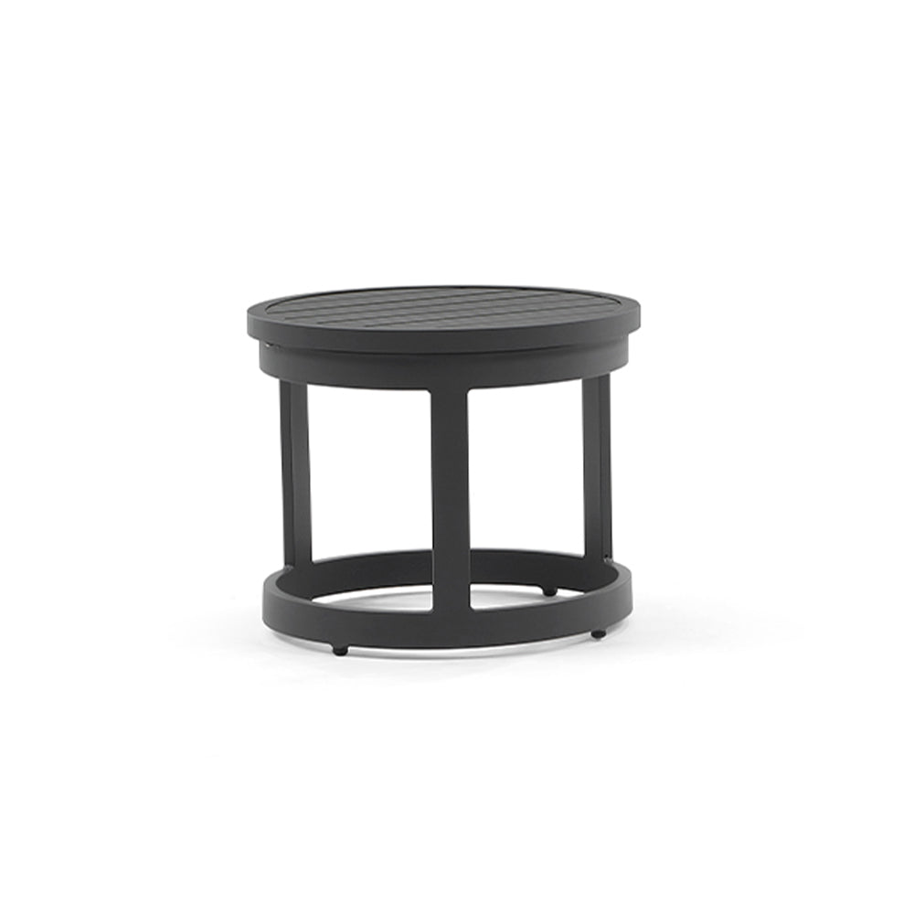 Santorini Round Outdoor Aluminium Side Table – United House Furniture